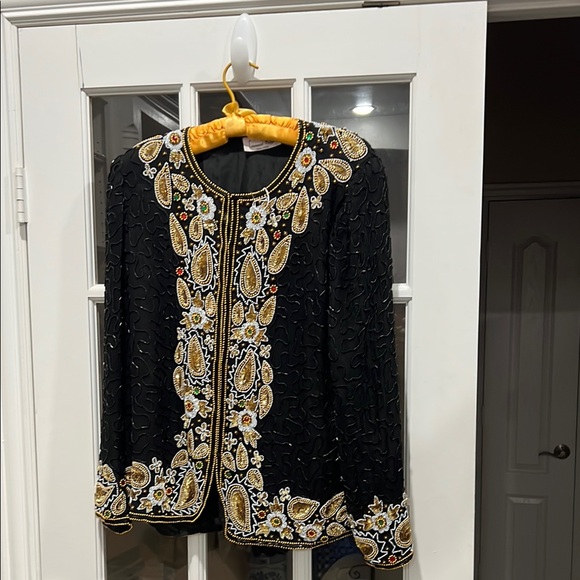 Laurence Kazar | Jackets & Coats | Laurence Kazar New York Black And ...